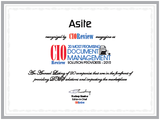CIOReview – Asite achieves award for 20 most promising document ...