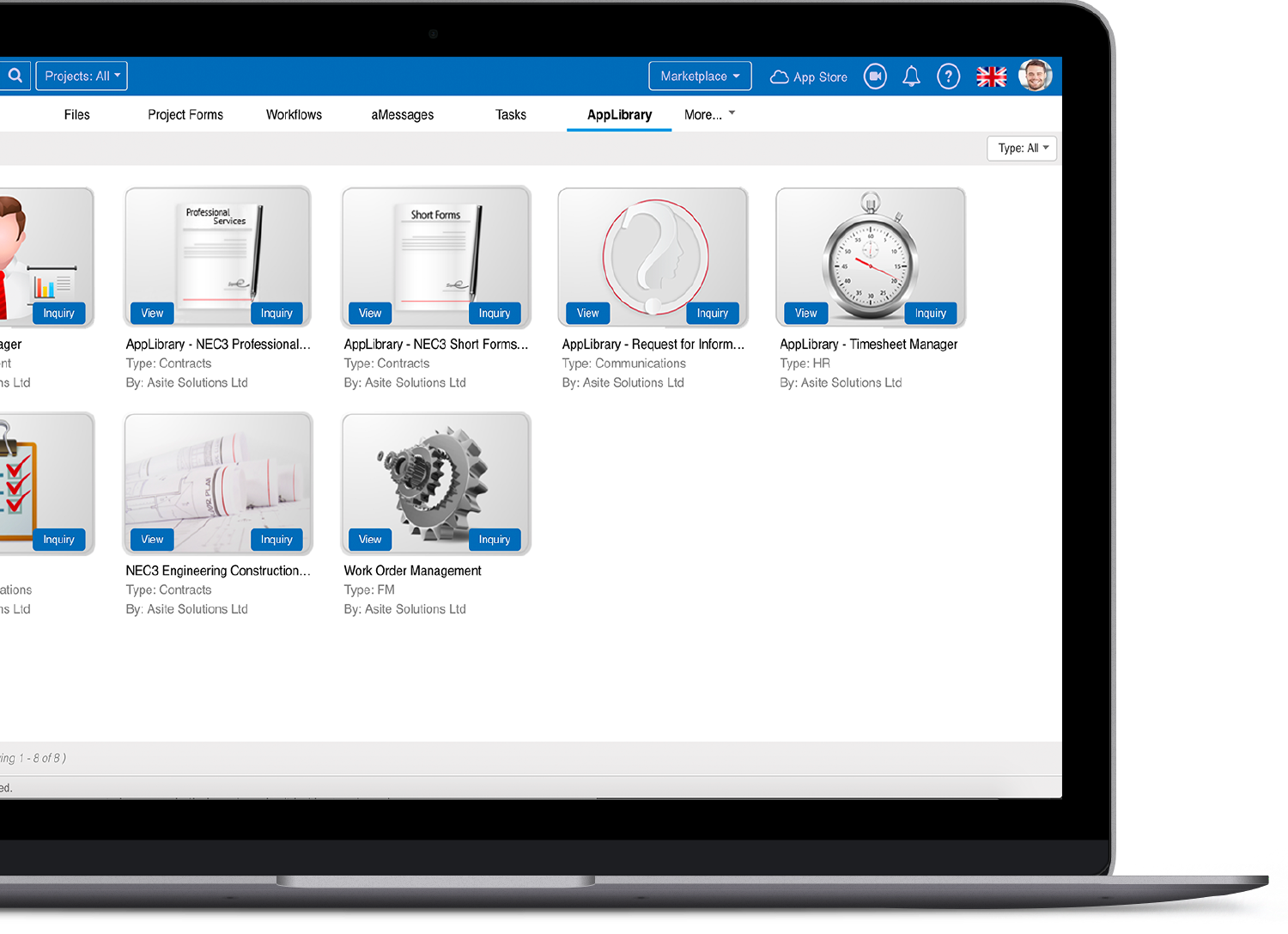 Asite Platform - Asite cloud collaboration system and apps.